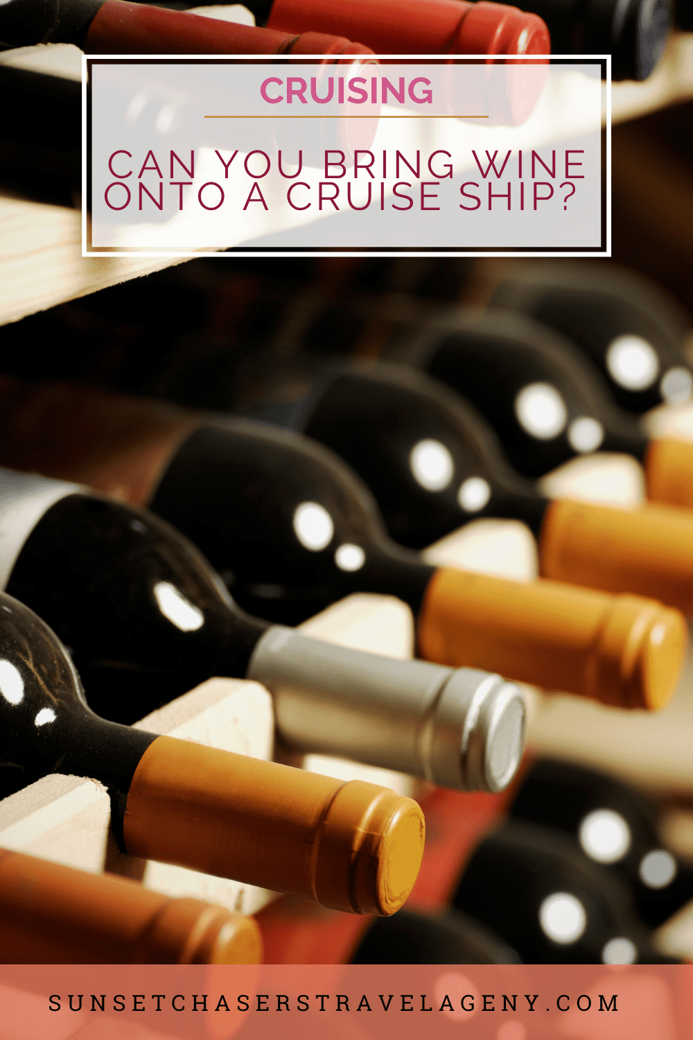 Can you bring wine onto a cruise ship?
