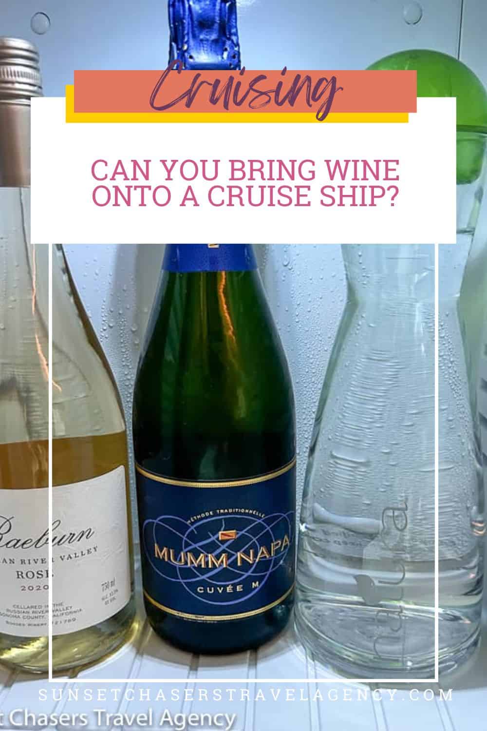 Can you bring wine onto a cruise ship?