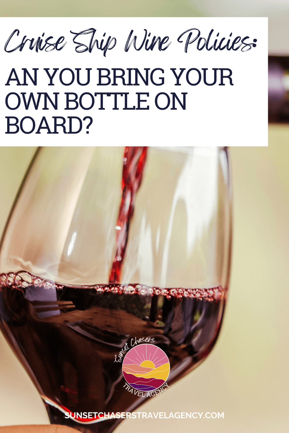 Can you bring wine onto a cruise ship?