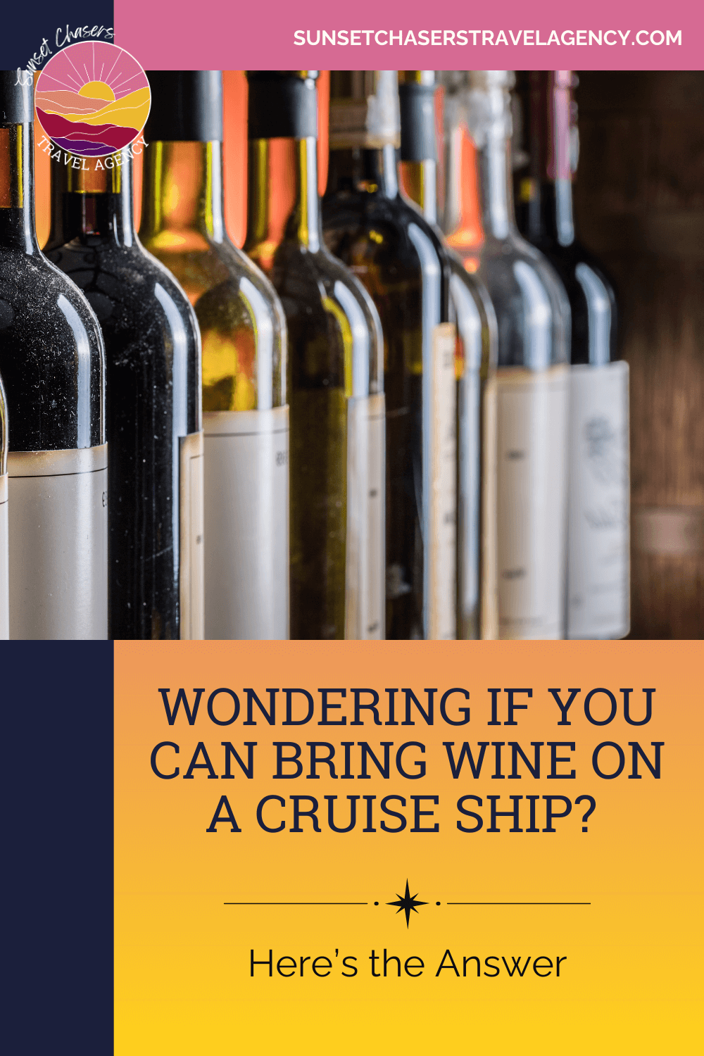 Can you bring wine onto a cruise ship?