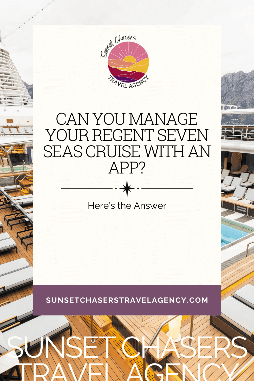 Does Regent Seven Seas Have an App?